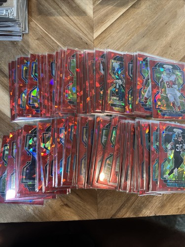 2021 Prizm NFL Football Red Ice PICK YOUR CARD BUILD YOUR SET | eBay