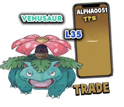 Pokemon Venusaur L35 High CP x5 Fast Trade | eBay