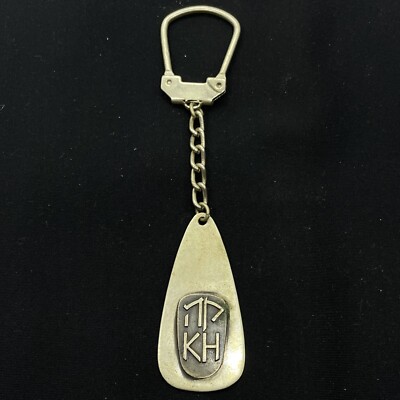 ISRAEL VINTAGE KEREN HAYESOD SIGNED JERUSALEM KEYCHAIN OLD SILVER COLOR ...