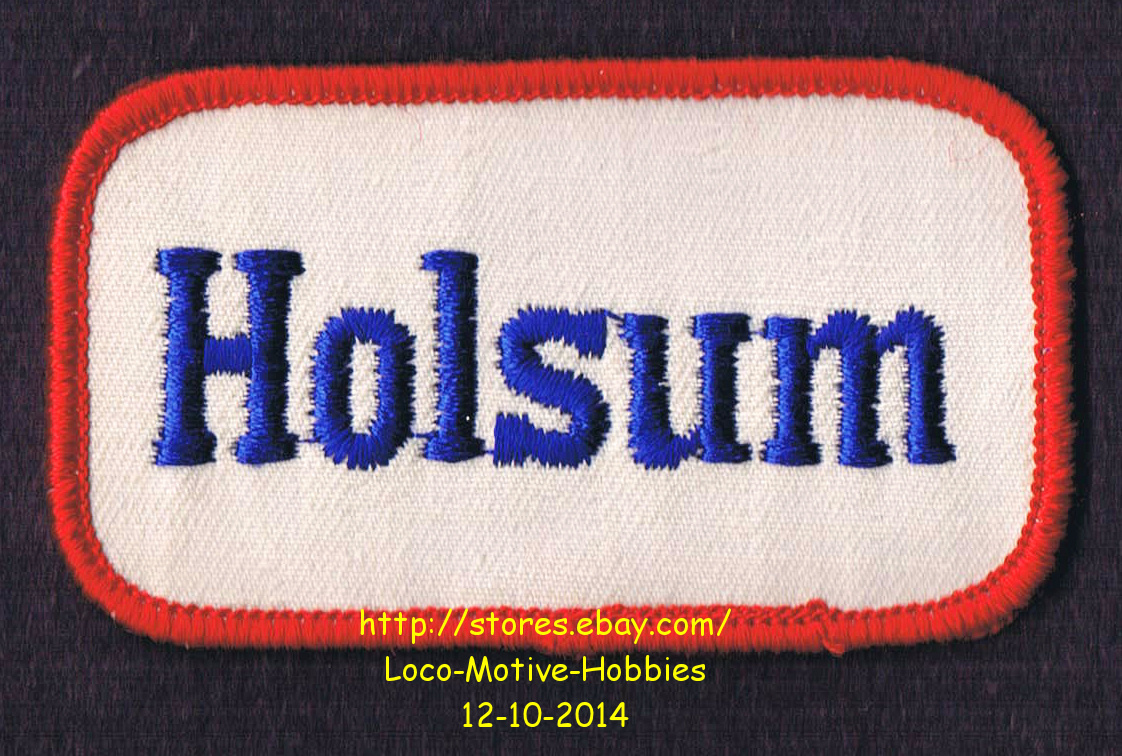 LMH PATCH Badge HOLSUM BREAD Enriched Baking Old Fashioned RED WHITE ...
