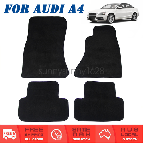 Tailored For Audi A4 S4 Sedan B8 2008 to 2015 Car Carpet Floor Mats ...