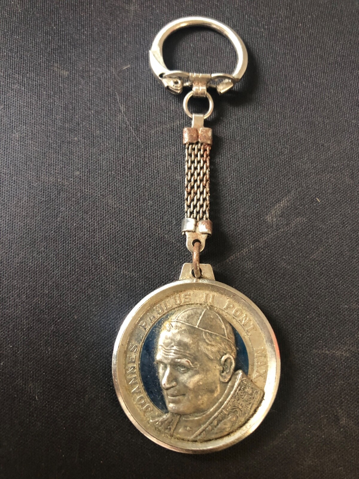 Vintage Advertising keychain Roma Pope John Paul II religion ...