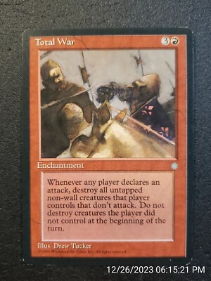 Total War Ice Age NM Red Rare MAGIC THE GATHERING MTG CARD (DS3D1B3 ...