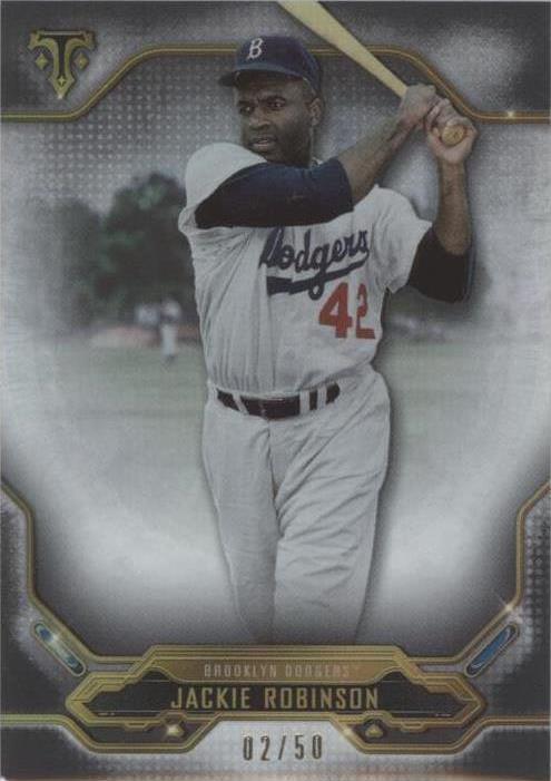 2020 Topps Triple Threads - Jackie Robinson #16 Onyx /50 for sale ...