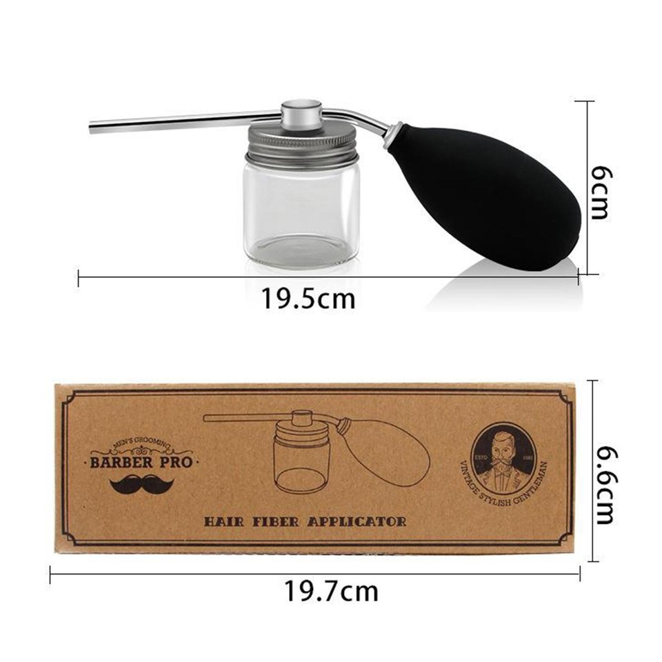 Talc Powder Air Blower Puffer Barbers Hairdressers Talcum Dispenser ...