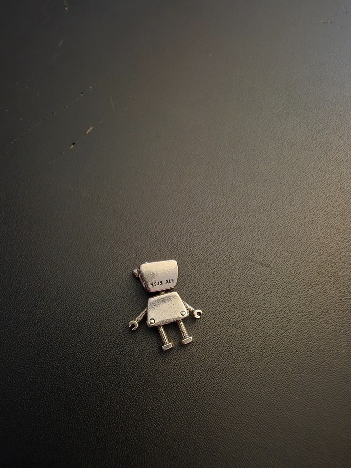 Retired Genuine PANDORA Sterling Silver Bella Bot Charm | eBay