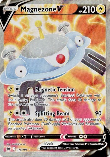 Magnezone V (Full Art) Ultra Rare SWSH11: Lost Origin 175/196 Pokemon ...