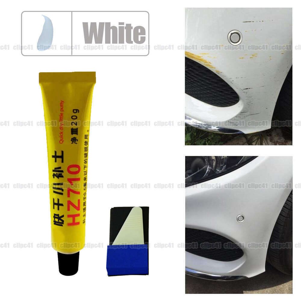 White Vehicle Car Body Putty Scratch Filler Painting Pen Smooth Repair ...