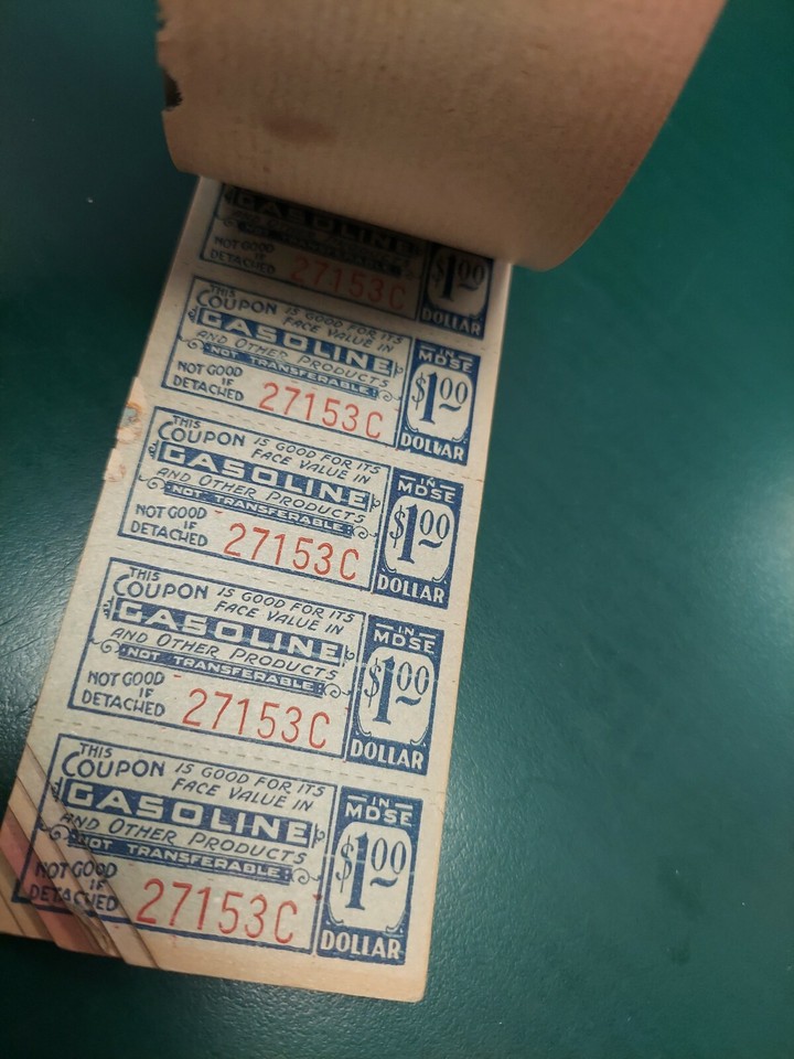 Vintage 1920' s $ 20.00 Gasoline Coupon Book Supply 27153 C RF3 | eBay