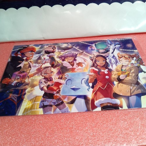 Galar Region Pokemon Trainer Postcard Leon Raihan Christmas Calyrex gym ...