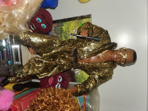 1991 Barbie MC Hammer Mattel Doll NRFB Gold & Purple Outfits 1089 for ...