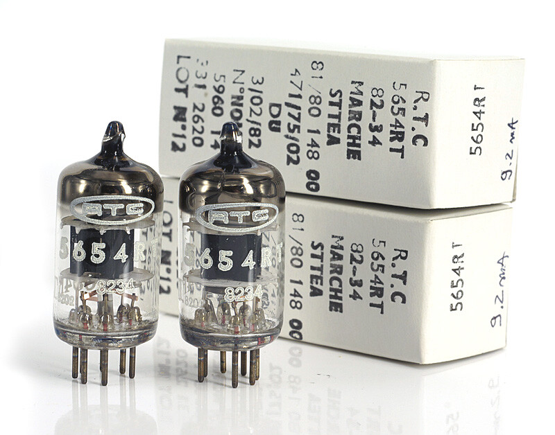 ONE 5654/6AK5W/E95F/6AK5/EF95 RTC NOS Tube Röhre Lampe Valve Valvula ...