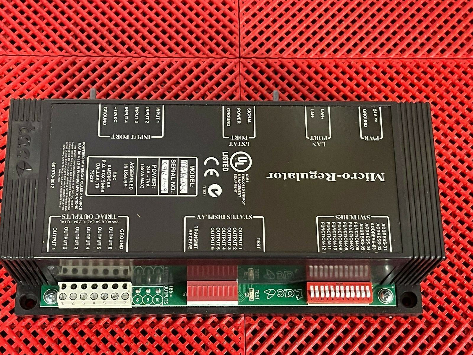 Schneider Electric TAC 330810-06 Micro Regulator VAV Controller MR-VAV ...