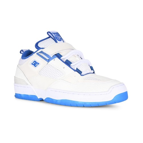 DC JS 1 Skate Shoes - White/Blue | eBay