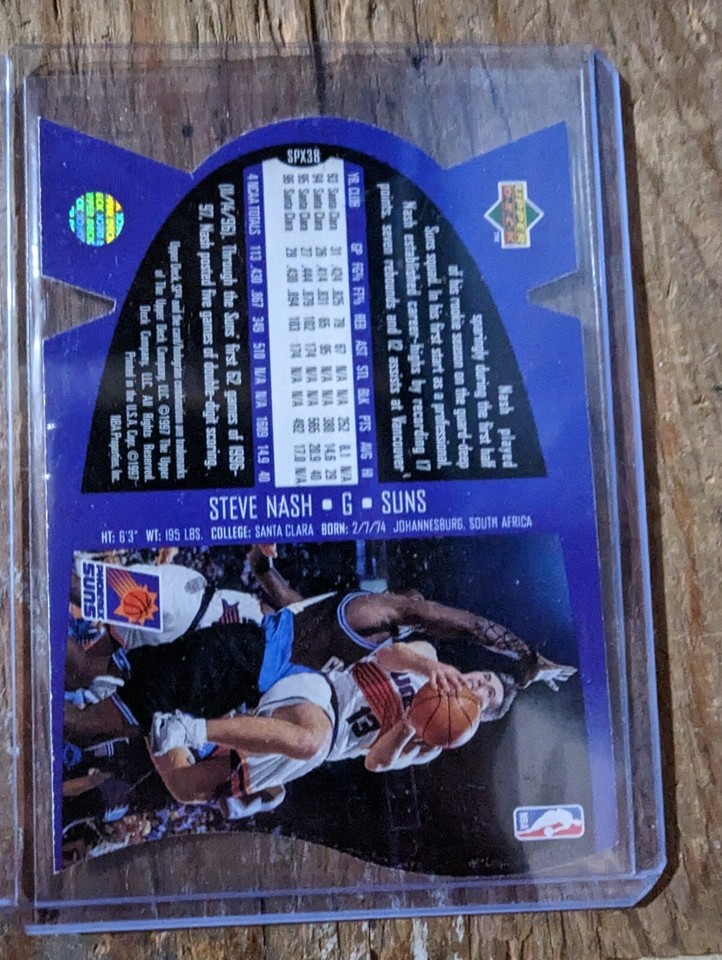 1996-97 Upper Deck SPX STEVE NASH ROOKIE CARD Phoenix Suns #38 | eBay