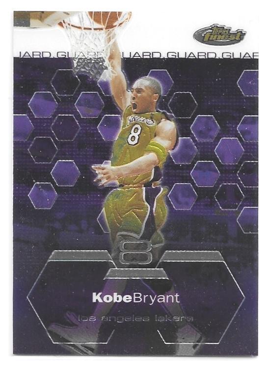 KOBE BRYANT 2002-03 Topps Finest Basketball card #47 Los Angeles Lakers ...