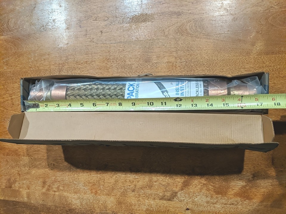 Packless VAF-11 Exhaust Vibration Absorber 1-1/2 Nominal 1-5/8 O.D ...