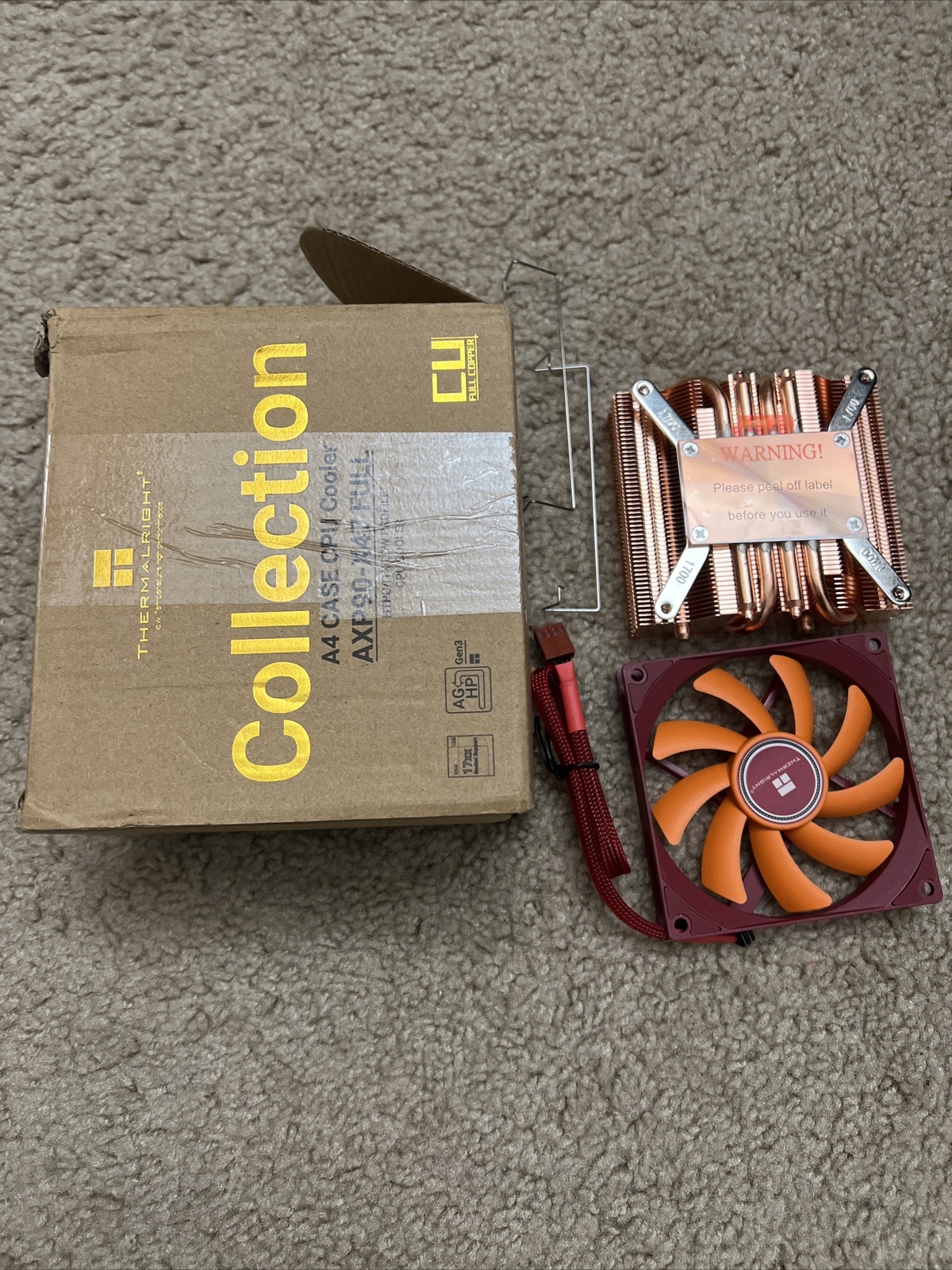 Thermalright Collection A4 Case AXP90-X47 Full Low Profile CPU Cooler ...