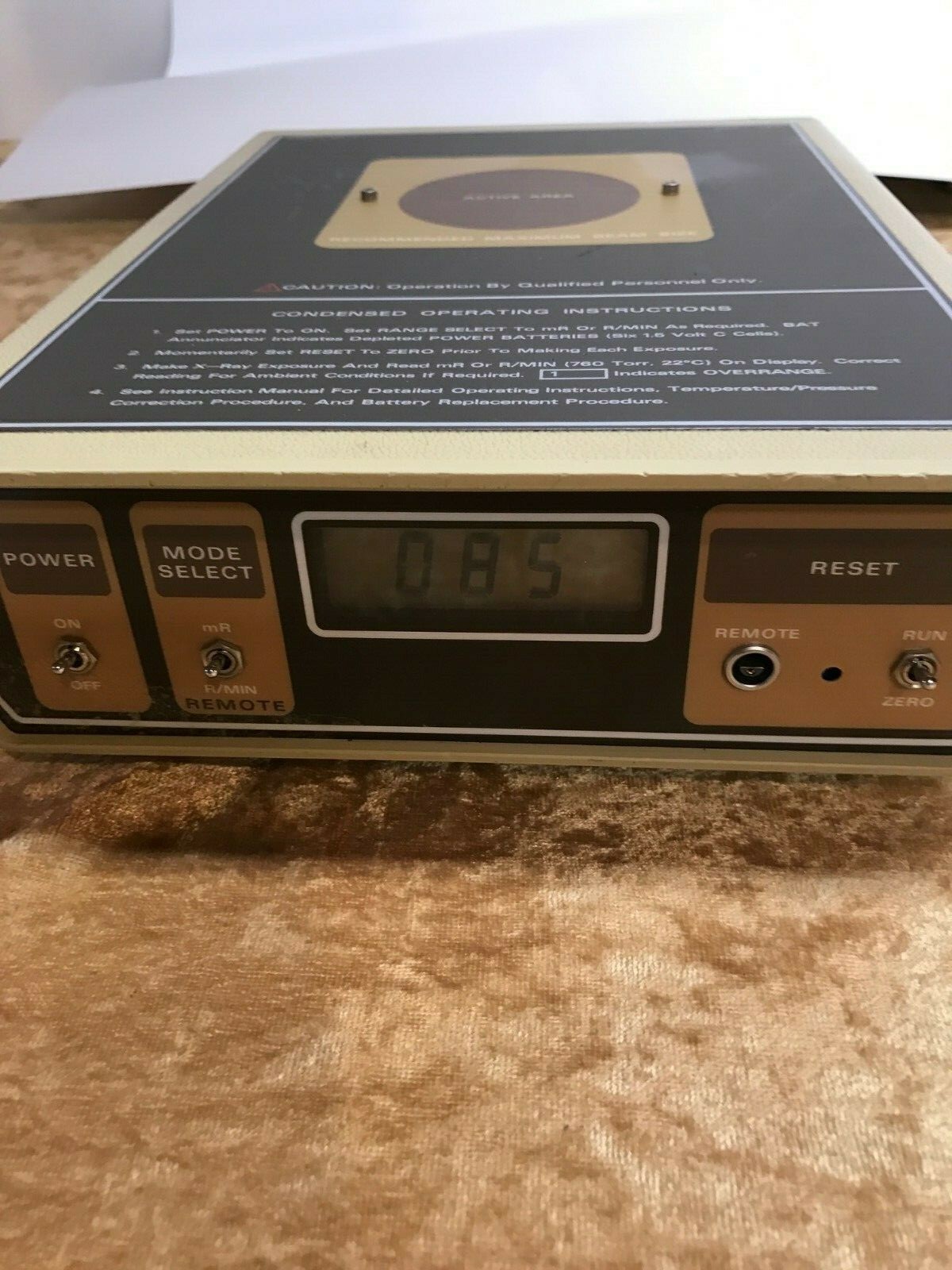 Victoreen Keithley xray unfors radcal RMI Fluke 35000 35065 dose ...