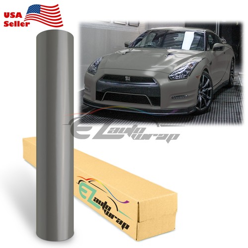 2pcs 4"x8" Sample Satin Gunmetal Gray Matte Flat Vinyl Wrap Sticker ...