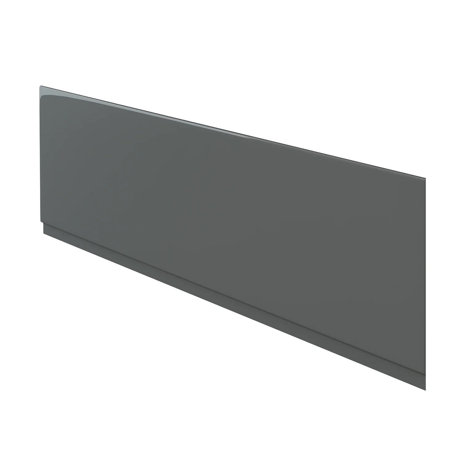 Acubase Fully Waterproof Front End Bath Panel & Plinth White Anthracite ...
