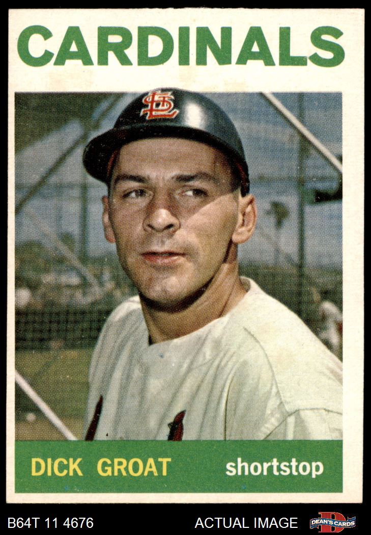 1964 Topps #40 Dick Groat Cardinals 5 - EX | eBay