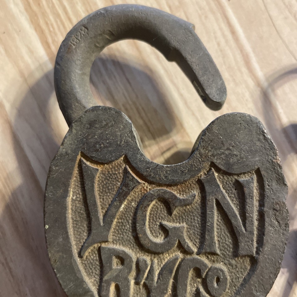 Virginian VGN Railroad Lock Early Period RR Located In Virginia & West ...