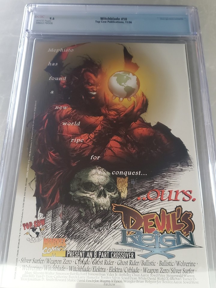Witchblade #10 Darkness #0 Variant (Image Comics November 1996) CGC 9.6 ...