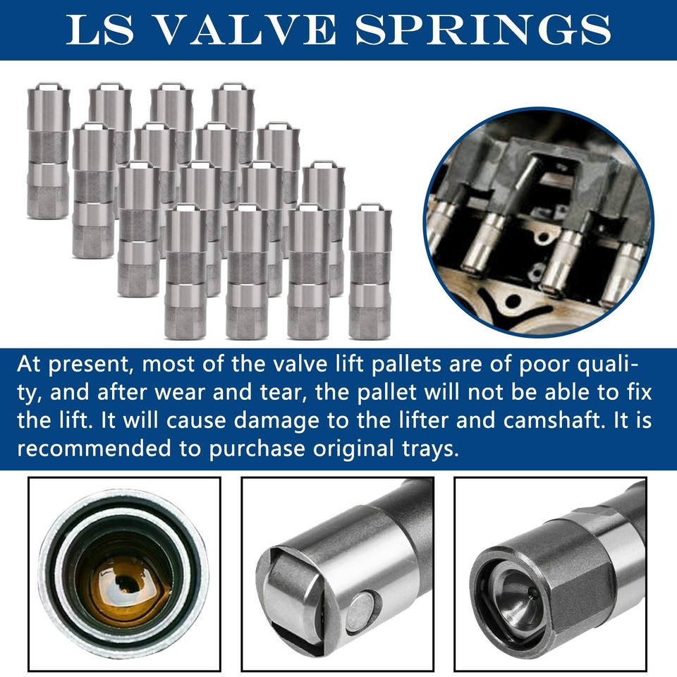Engine Valve Lifter for Set For GM LS7 Lifters With Guide Trays For ...