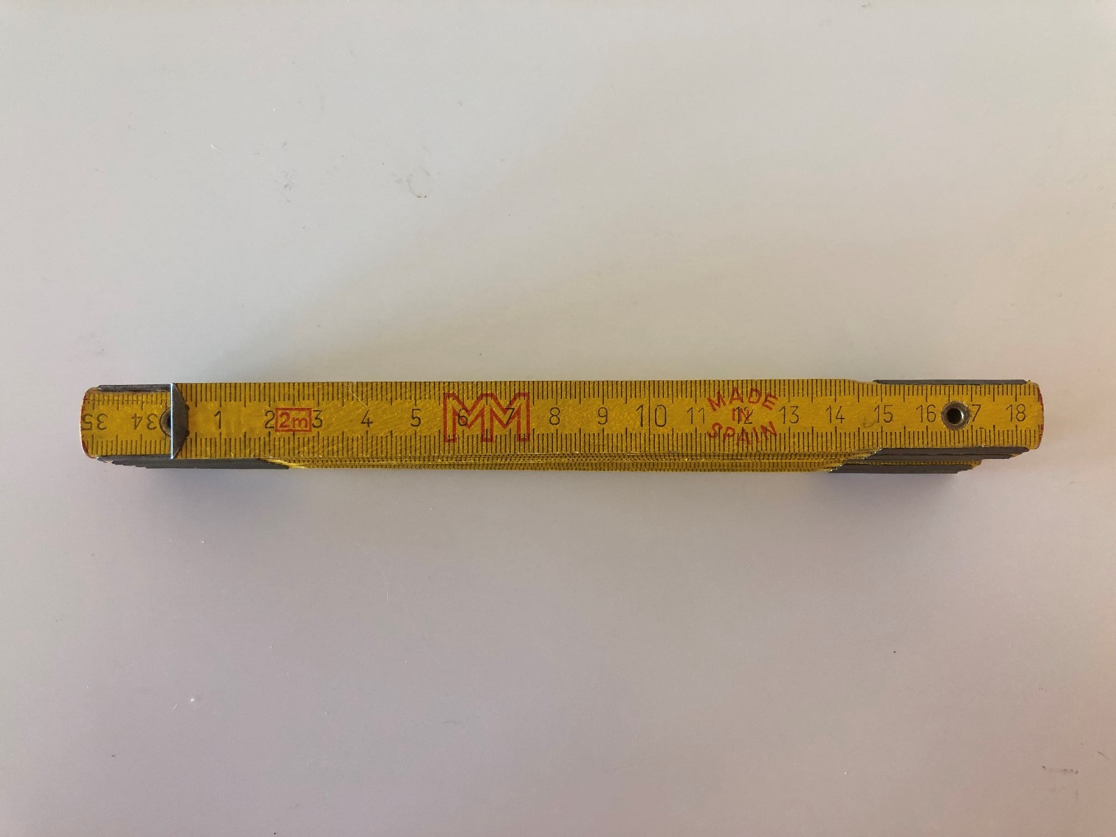 MM Wooden Folding Measuring Stick 79" MADE IN Spain | eBay