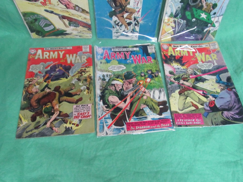 DC Comic Book Lot of 6 Our Army at War O8 | eBay