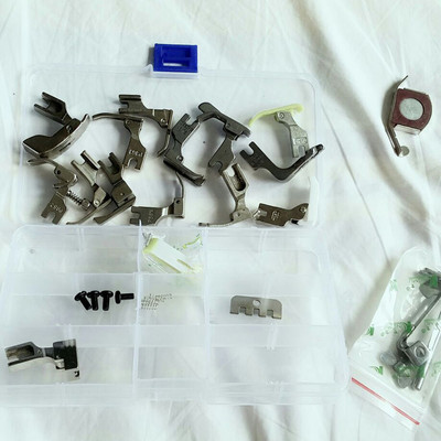 Set of 18 Industrial Sewing Machine Foot Zipper Gathering Shirring ...