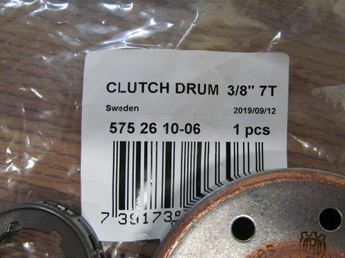GENUINE OEM HUSQVARNA CHAINSAW CLUTCH DRUM KIT 555, 562XP 575261004 ...