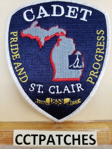 ST CLAIR, MICHIGAN CADET POLICE SHOULDER PATCH MI | eBay