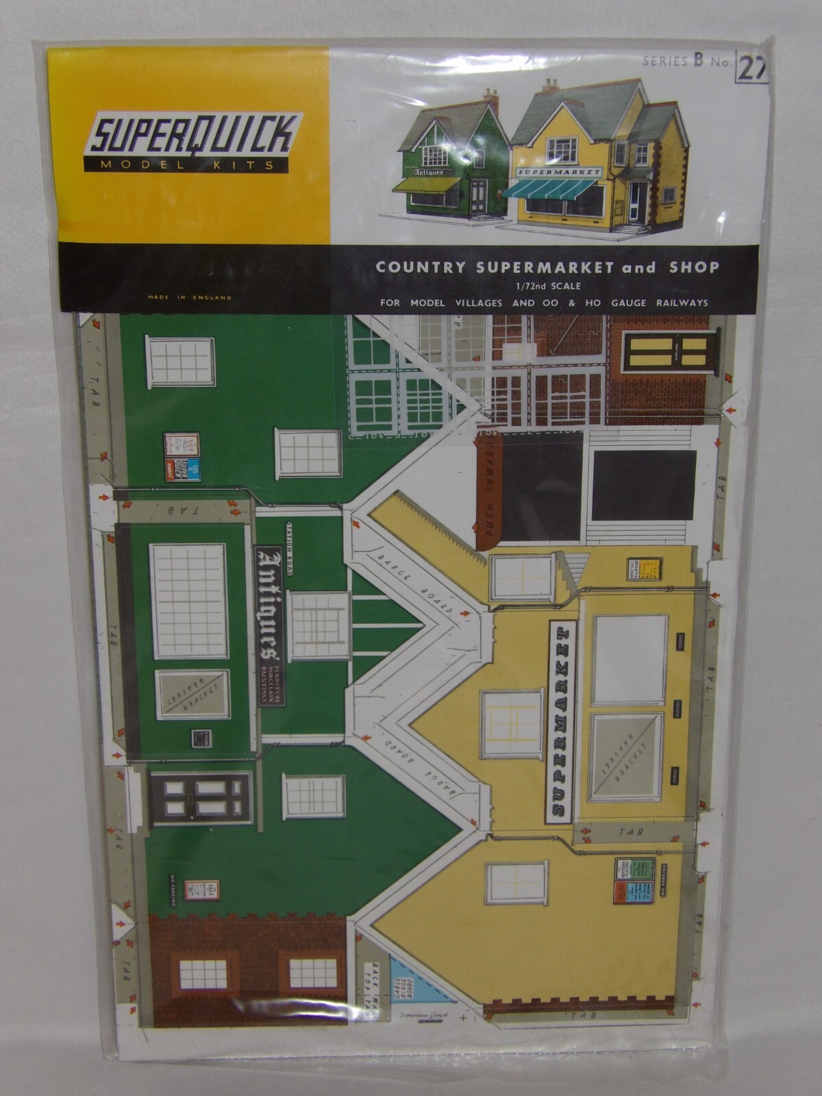 Superquick Model Kits 1:76 Scale Country Supermarket And Shop For HO/OO ...