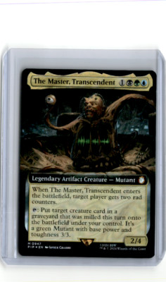 The Master, Transcendent (Extended Art) (Surge Foil) MTG Fallout 0947 ...