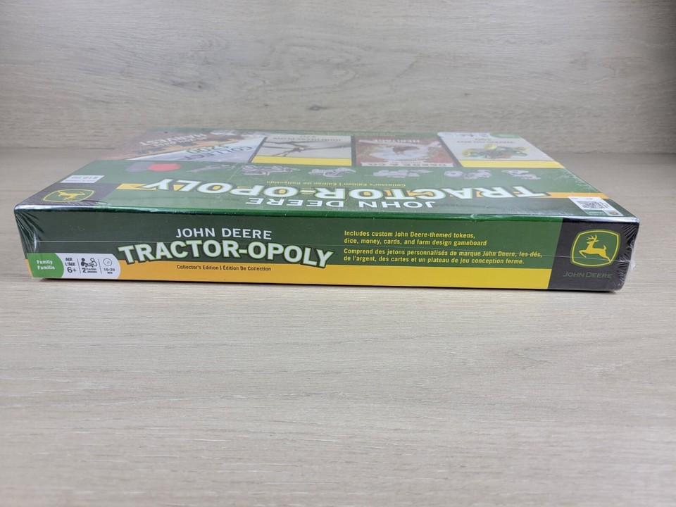 2016 JOHN DEERE TRACTOR-OPOLY BOARDGAME, NEW OLD STOCK, FACTORY SEALED ...