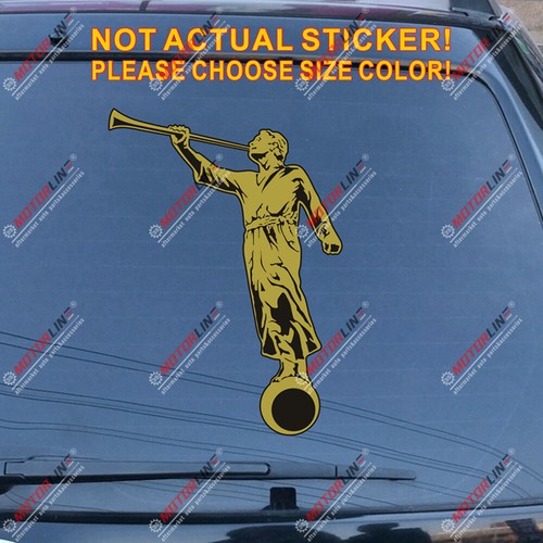 Angel Moroni Decal Sticker Mormonism Book of Mormon Car Vinyl ...