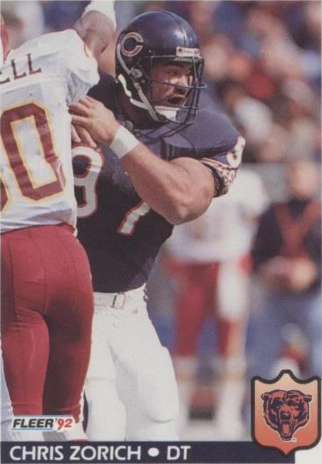 1992 Fleer Chris Zorich #52 for sale | eBay