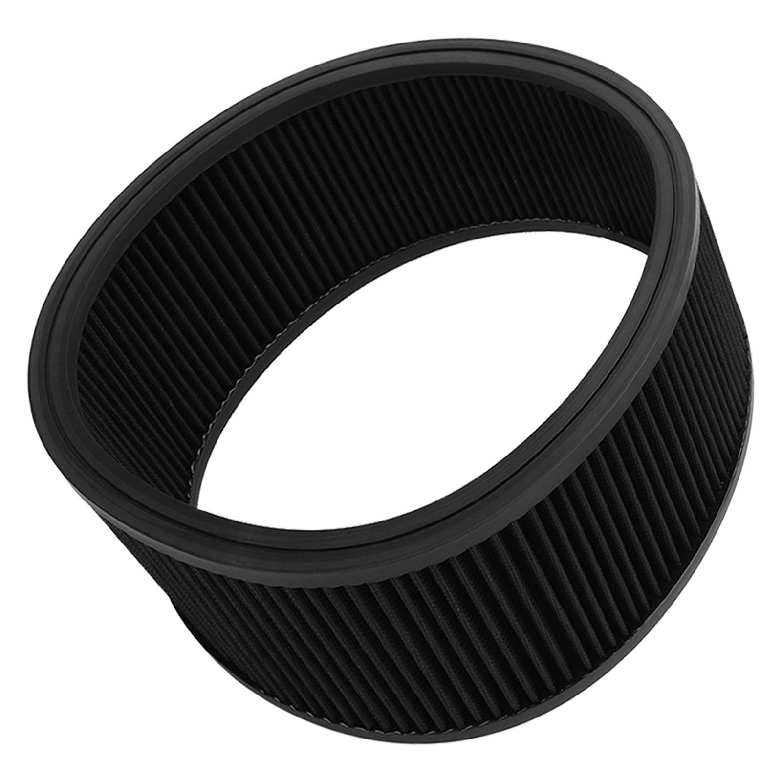 Car Black Round Washable Air Filter Element Washable Reusable High Flow ...