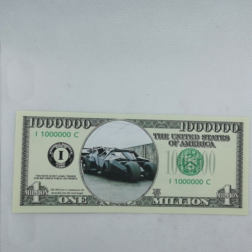 USA 1m$ DOLLAR NOVELTY fantasy note rare scarce banknote BATMAN THE ...