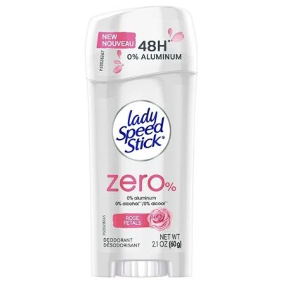 Lady SPEED STICK ZERO Deodorant, ROSE PETALS, ( 2.1 oz/60g ea.) Choose ...