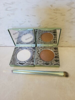 2 Mally Eyeshadow Single Confetti & Mally's Glow w/ brush Compact NWOB ...