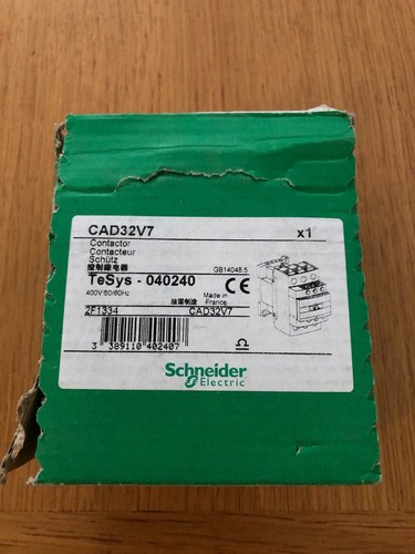 TeSys CAD32 - contacteur - 3F+2O - instantané - 10A - 400Vca - CAD32V7 ...