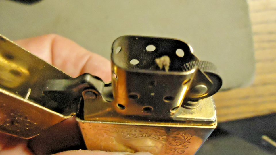 VINTAGE ZIPPO CAMEL LOGO CIGARETTE LIGHTER - BRASS DOUBLE SIDED ( USED ...