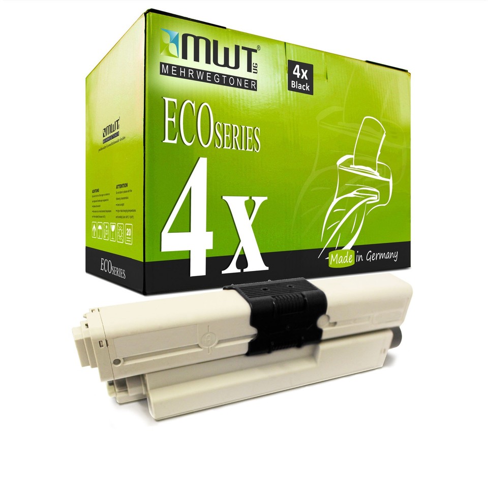 4x MWT PRO Toner BLACK f r OKI ES-3452-MFP ES-5462-MFP ES-5462-DNw ES ...