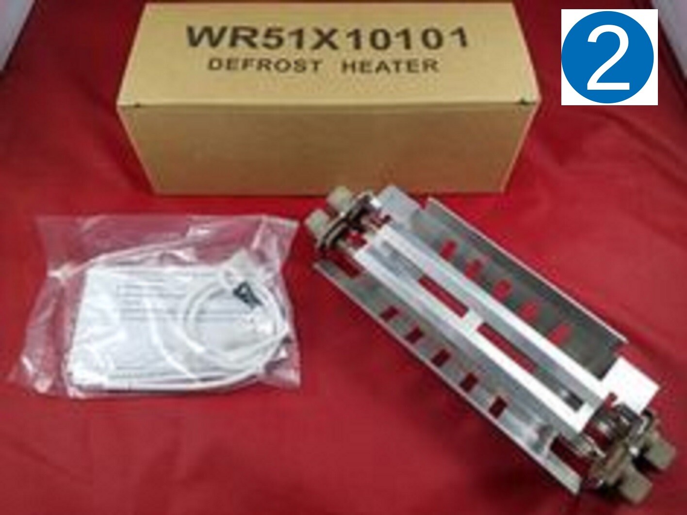 WR51X10101 AH1993872 PS1993872 WR51X10032 Aftermarket Defrost Heater (2 ...
