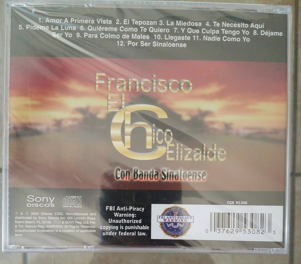 *NUEVO Y ORIGINAL* FRANCISCO El Chico ELIZALDE Con Banda Sinaloense ...