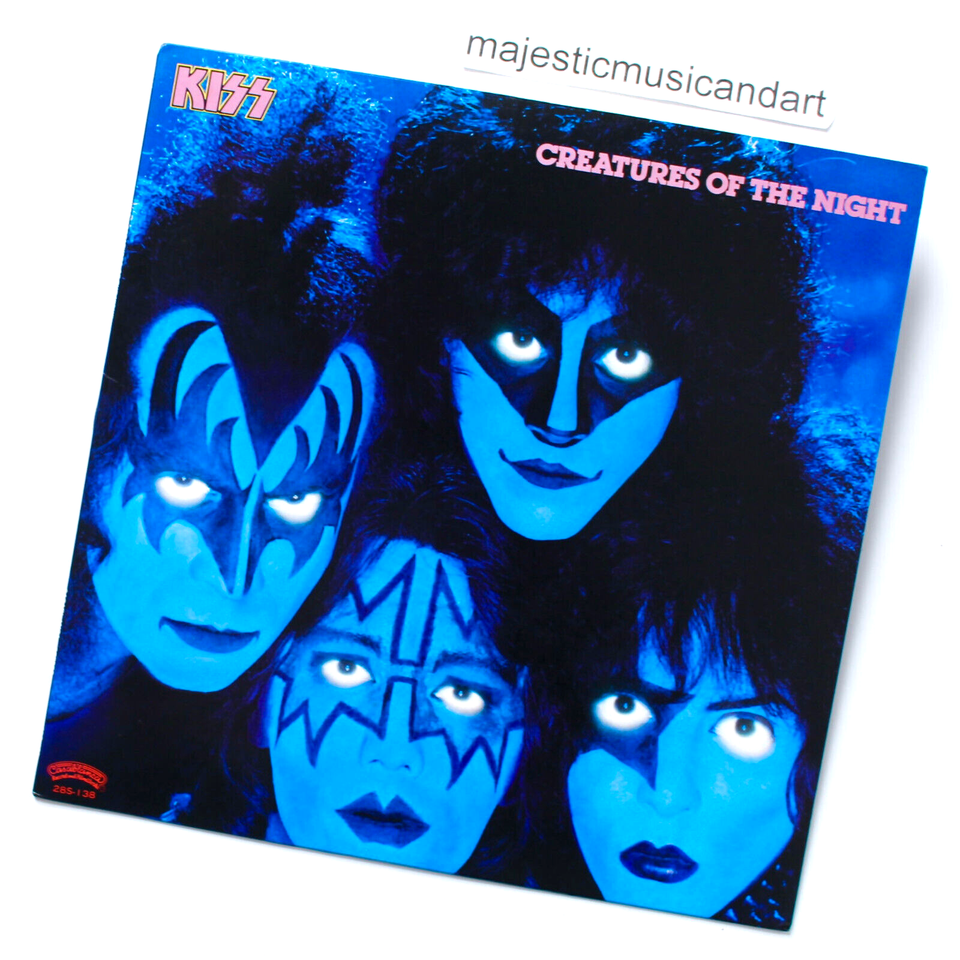 NEAR MINT ORIGINAL 1982 KISS CREATURES VINYL LP ERIC CARR ERA RARE | eBay