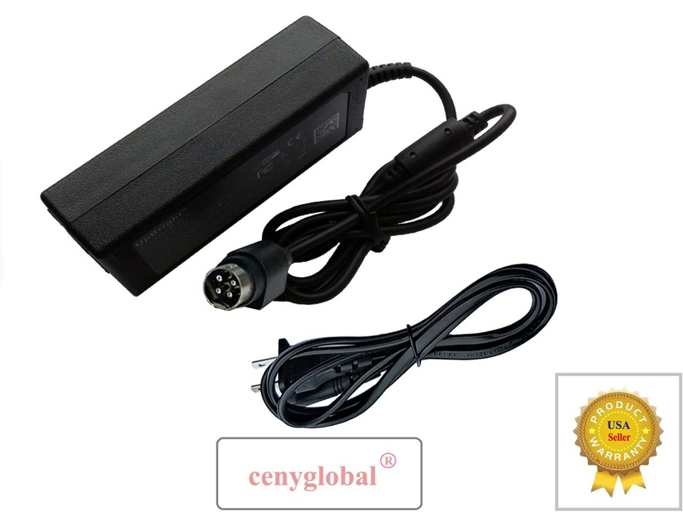 4-PIN Plug AC Adapter for Par Everserv 600 POS System 12V Power Supply ...